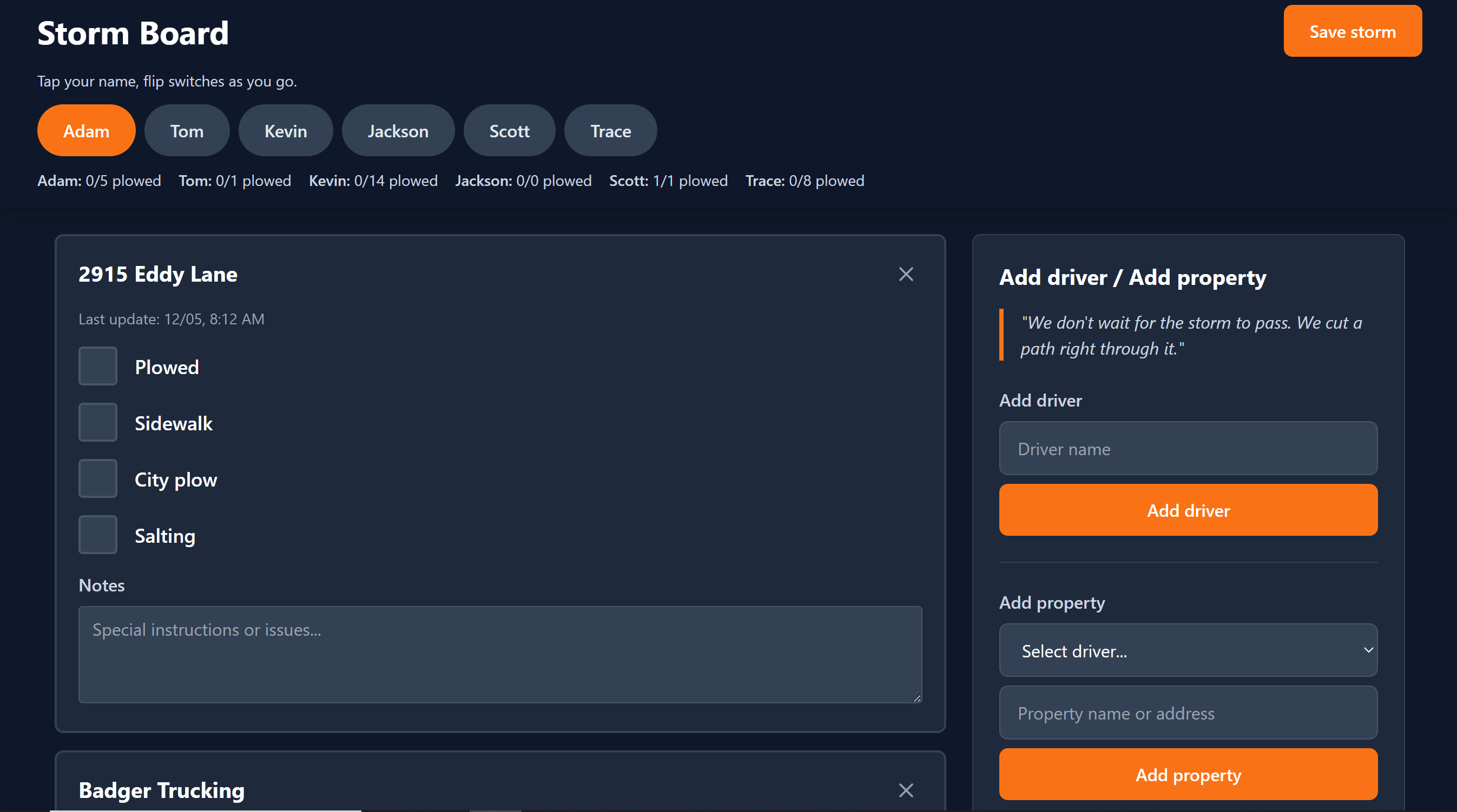 StormBoard for Contractors